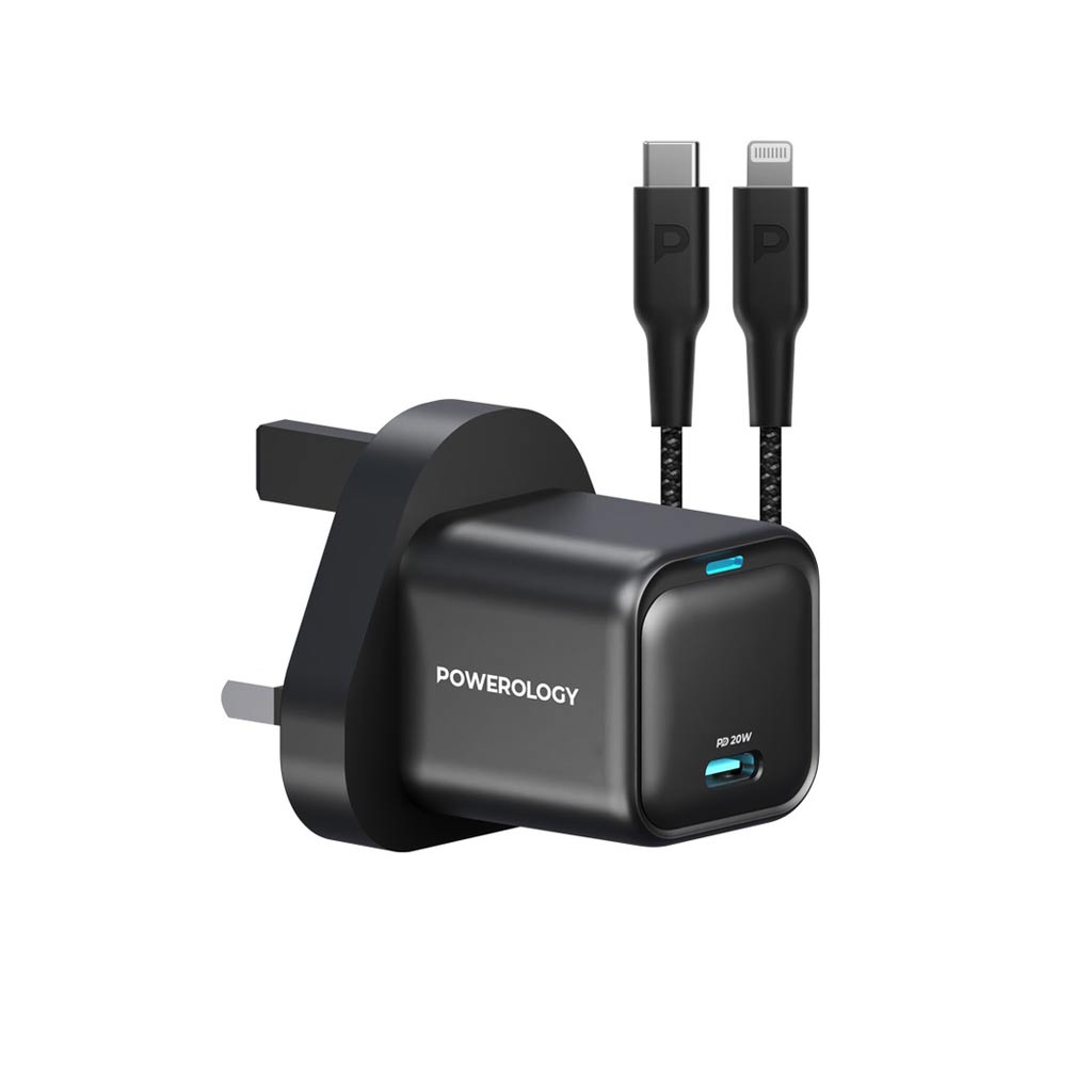 Powerology Ultra-Compact GaN Charger USB-A to Lightning – EPHONE