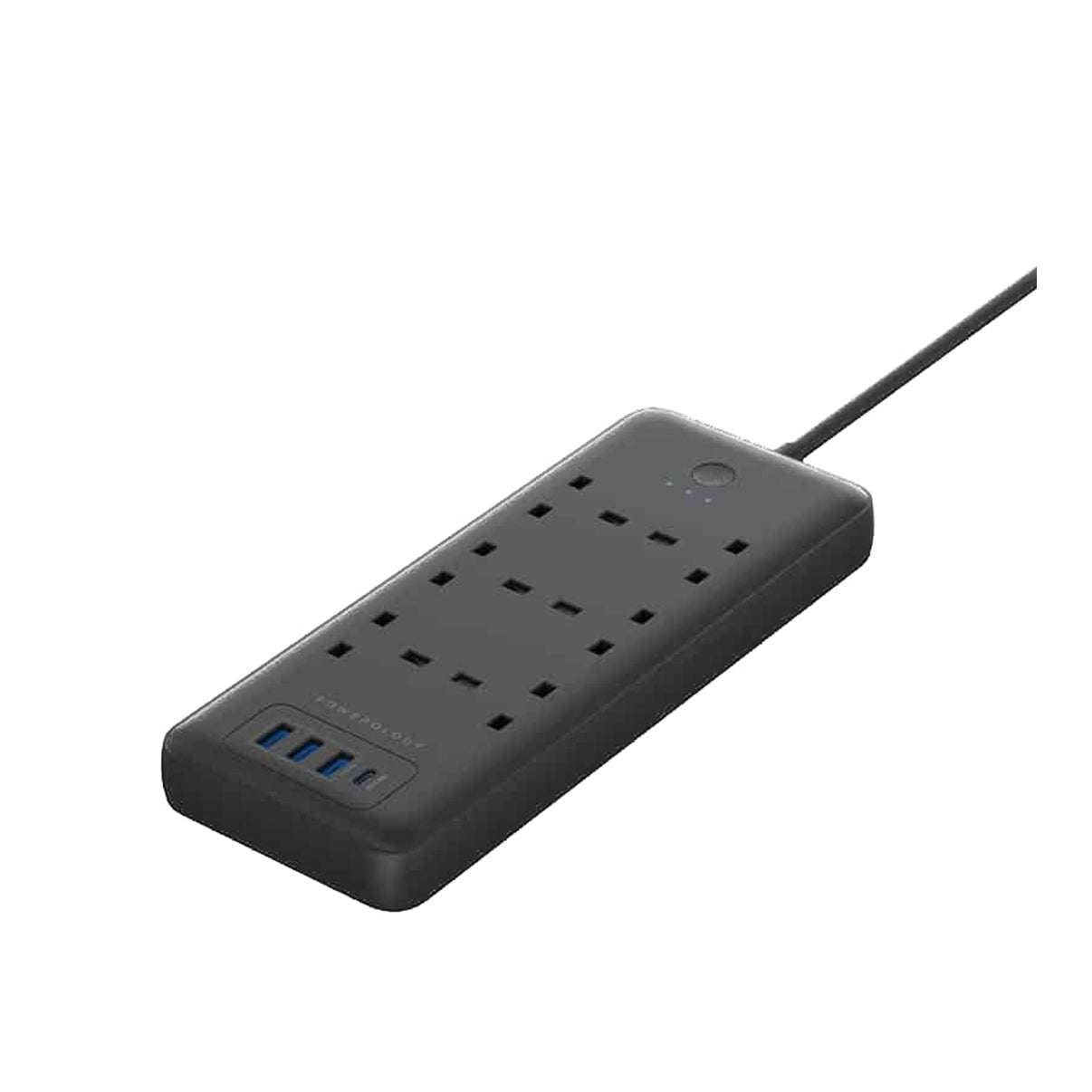 Powerology 6 AC Multi-Port Power Strip 48W PD30W – EPHONE
